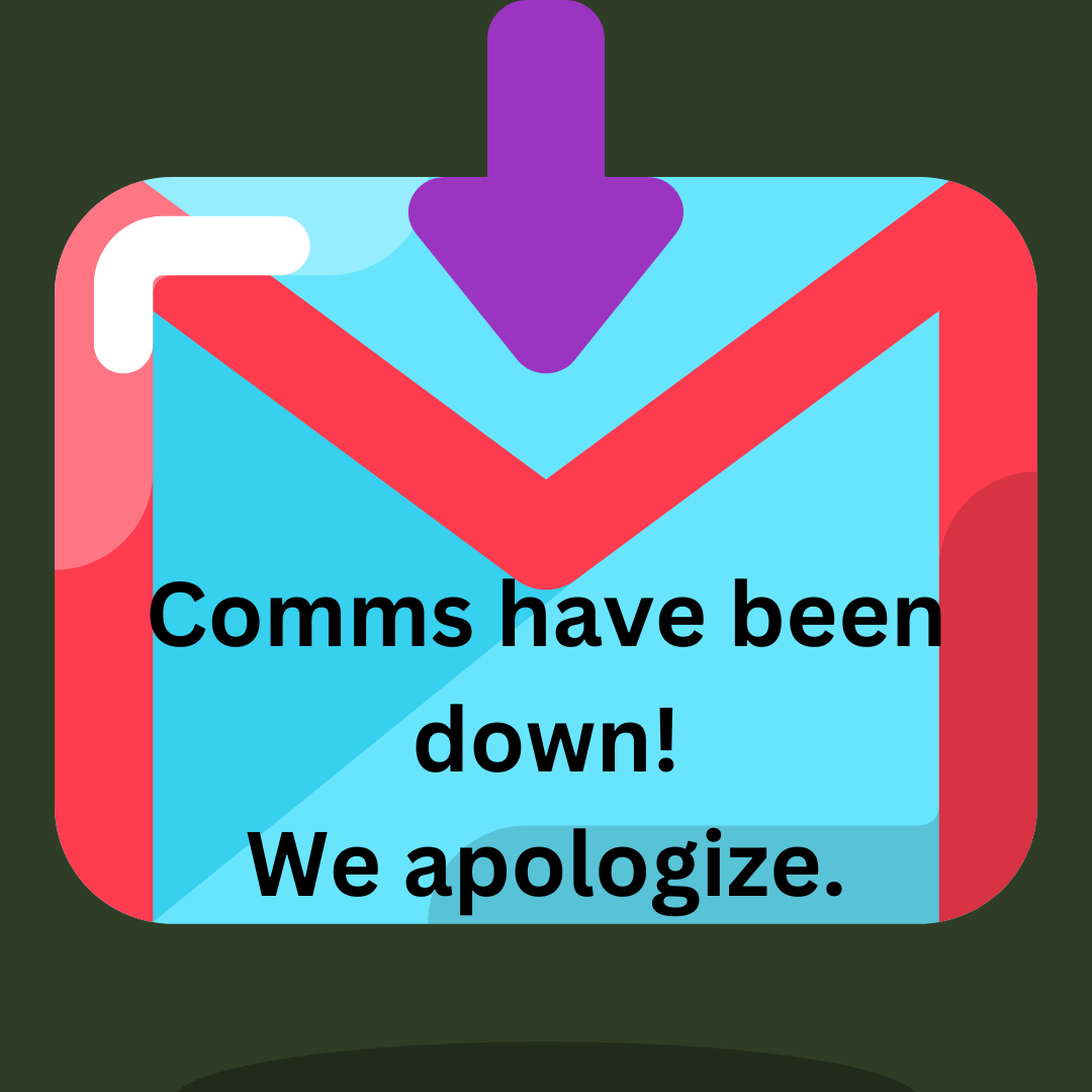 Comms have been down! We apologize. – MilTreats Inc