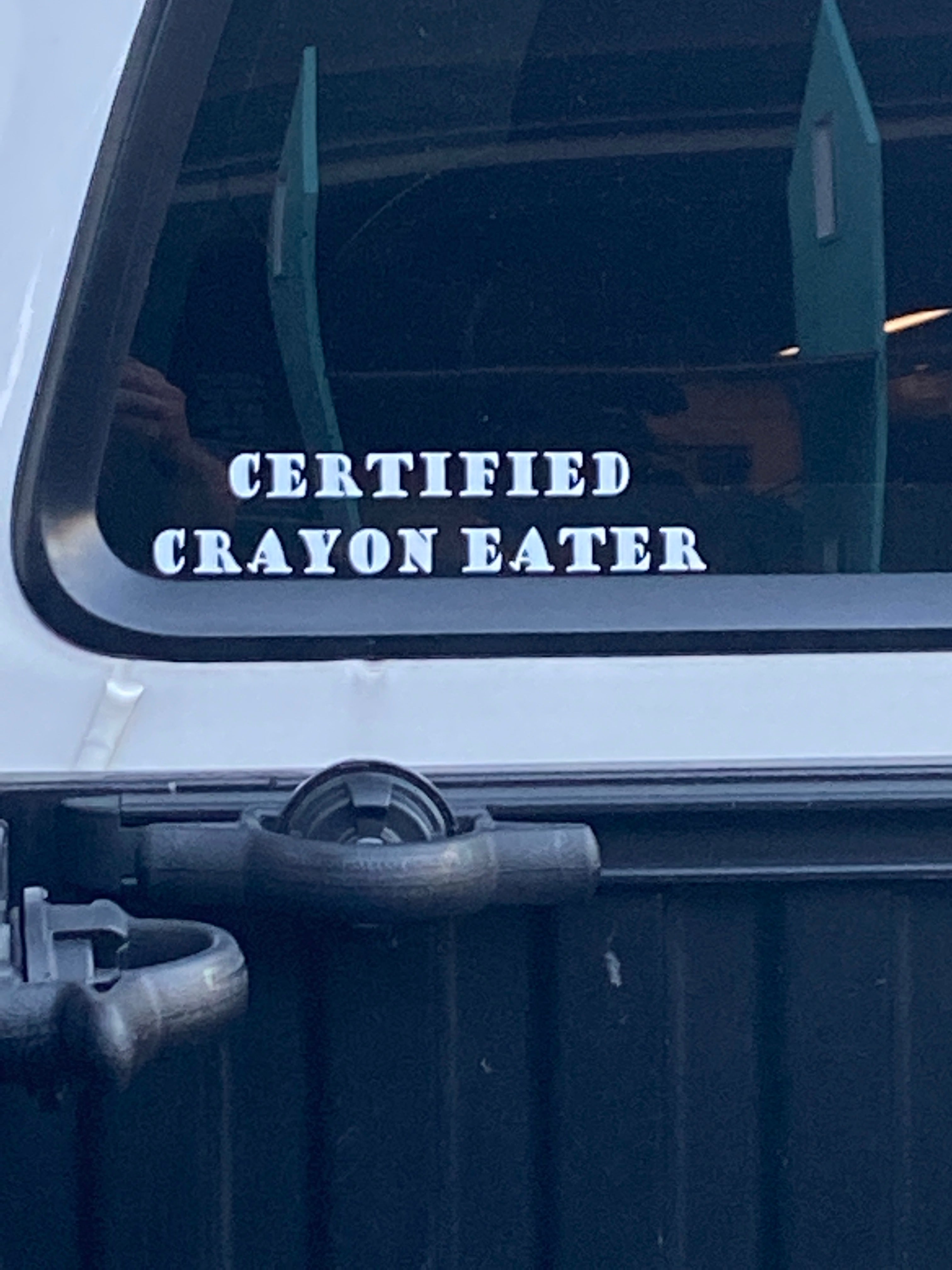 Certified Crayon Eater™ Vinyl Decal – MilTreats Inc